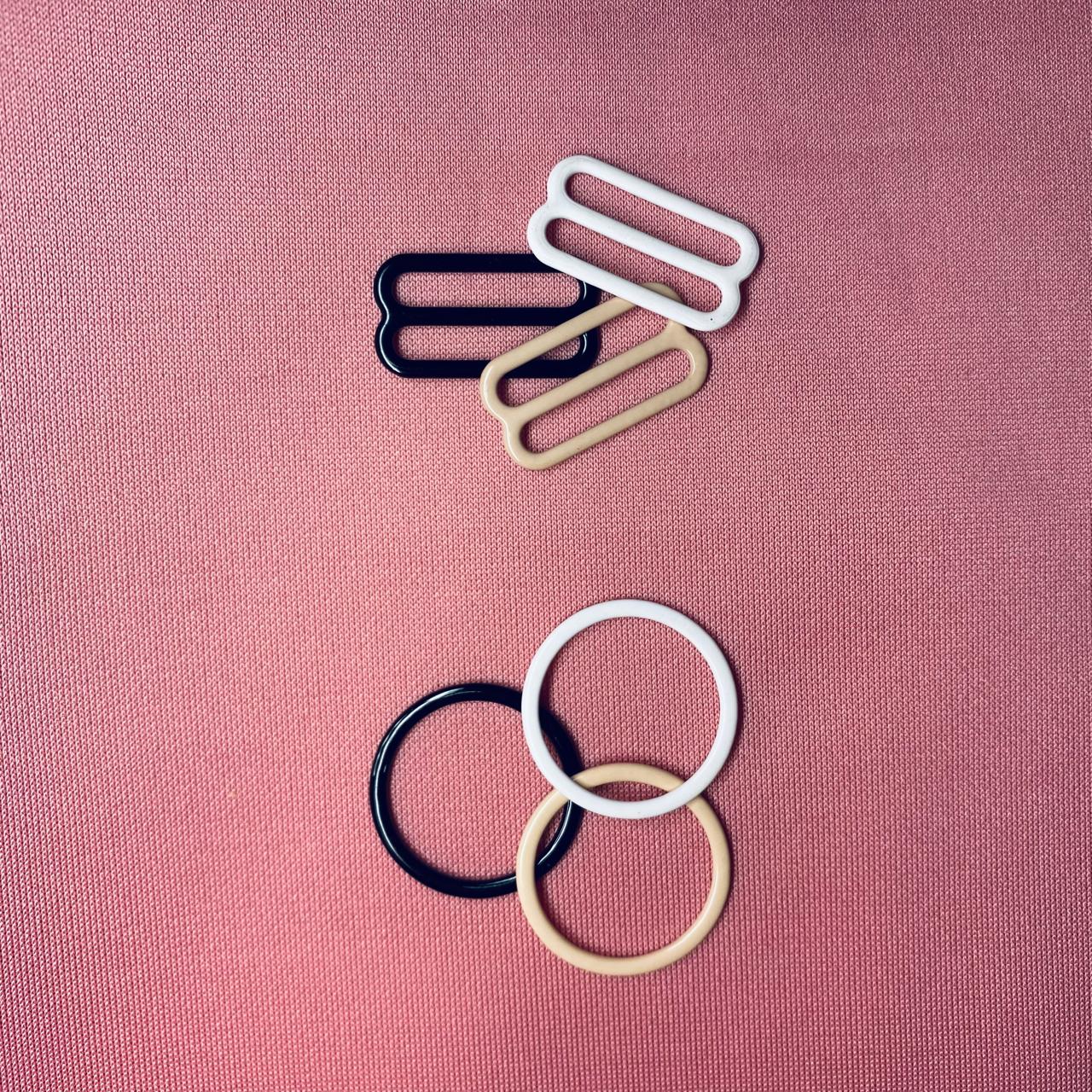 Nylon Coated Rings and Sliders Sets – Bra Makers South Africa