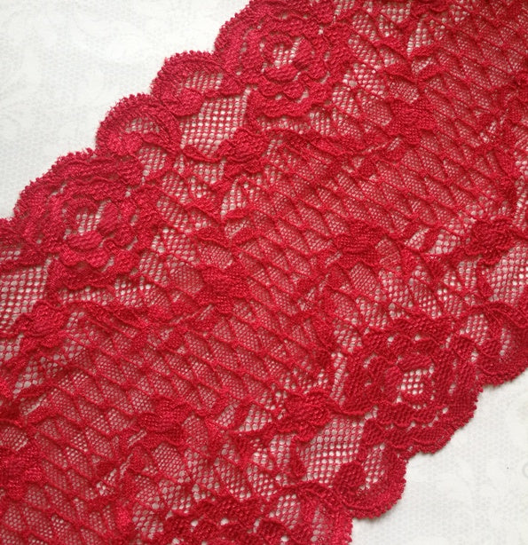 Stretch Lace Red – Bra Makers South Africa